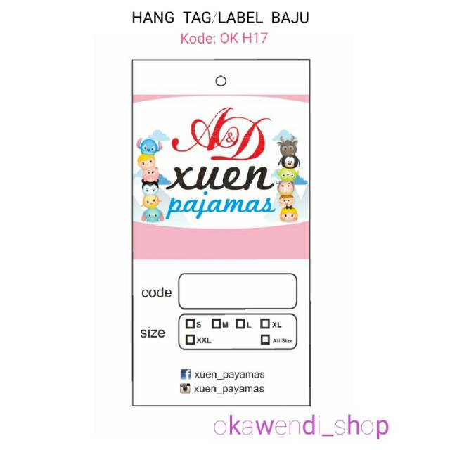 Clothes HANG TAG/CLOTHES LABEL/PRICE TAG/PRICE LABEL/HANG TAG LABEL ...