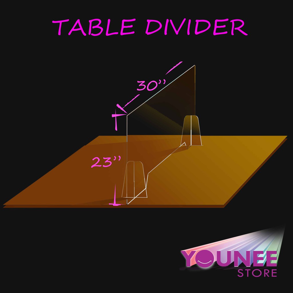 RESTORAN TABLE DIVIDER , DISTANCING PARTITION | Shopee Malaysia