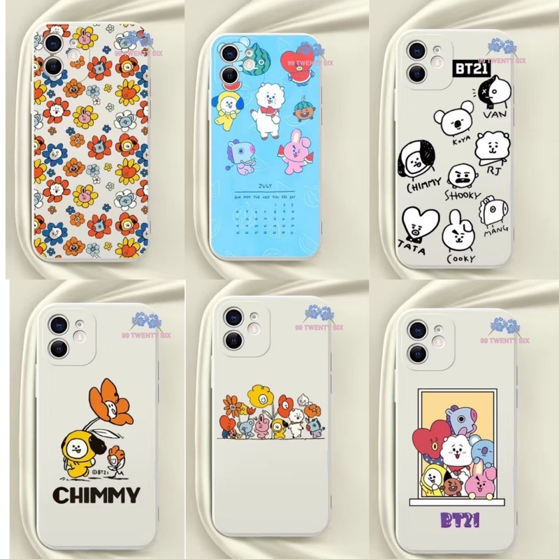 BTS Casing BT21 phone case V jungkook RM JIN Suga Jhope Jimin | Shopee ...