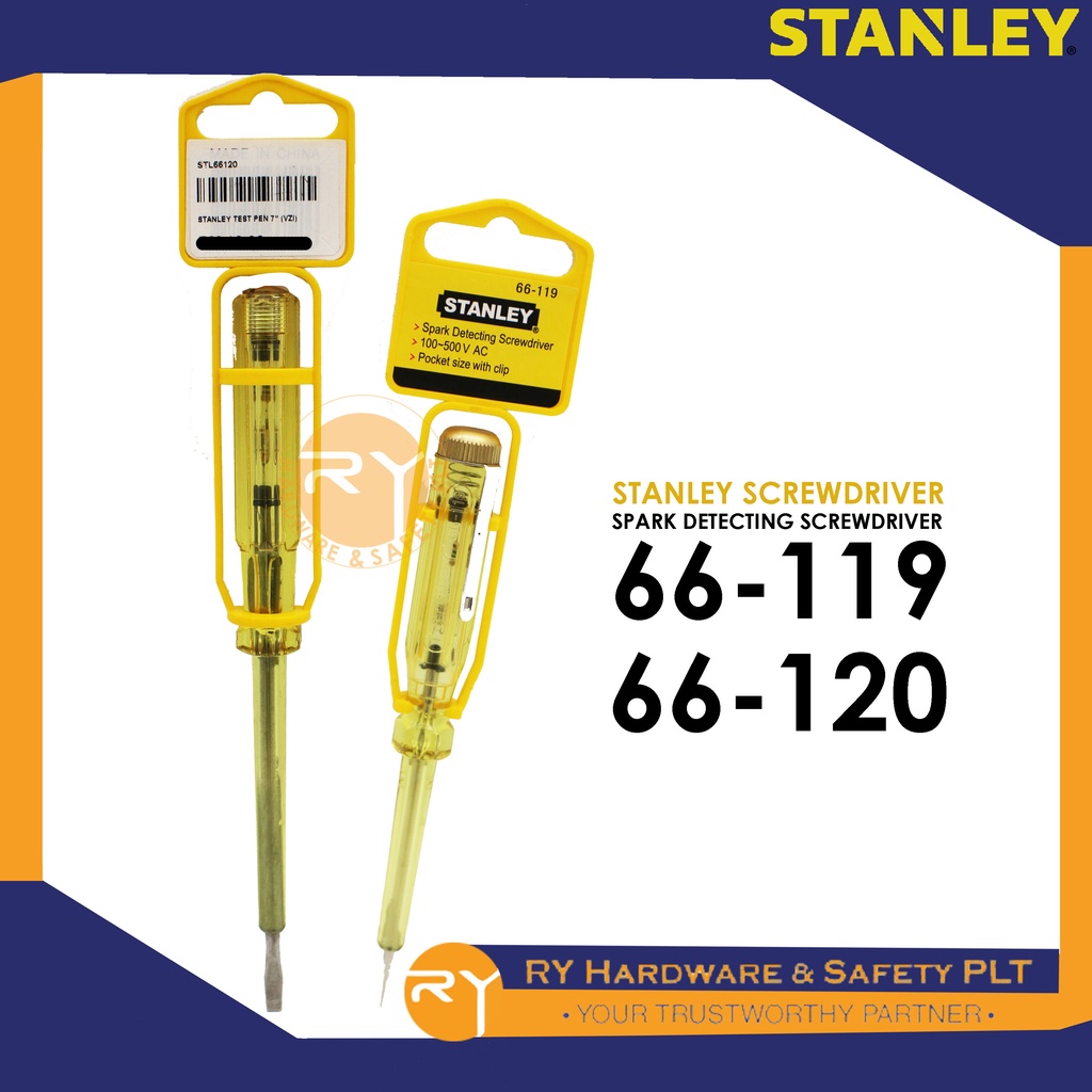 Stanley Spark Detecting Screwdriver Test Pen Shopee Malaysia
