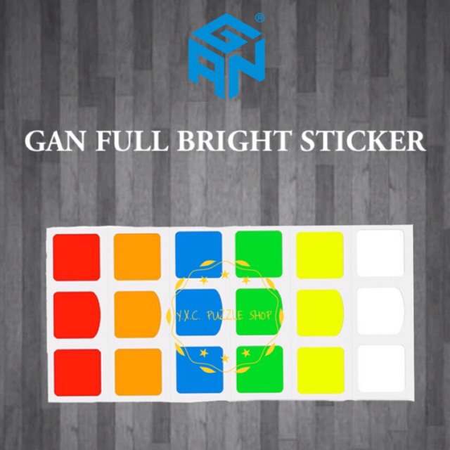 【Ready Stock】GANS Puzzle sticker Puzzle cube sticker | Shopee Malaysia