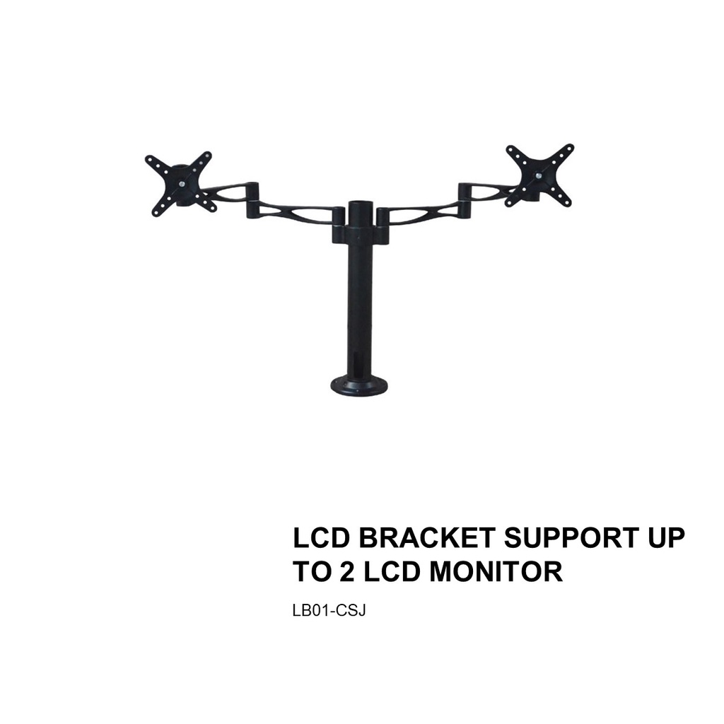 LCD BRACKET SUPPORT UP TO 2 LCD MONITOR | Shopee Malaysia