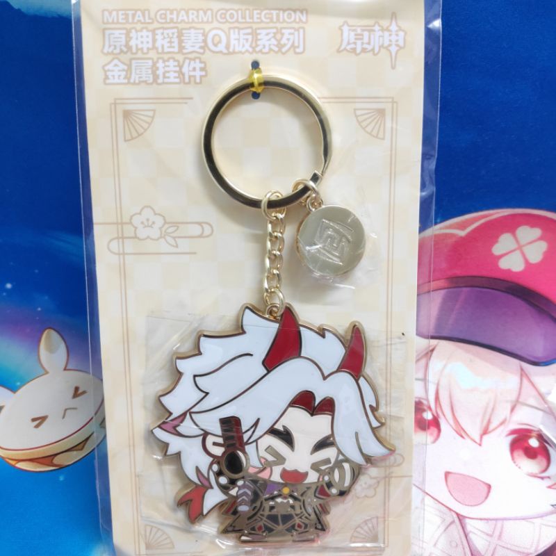 Mihoyo Genshin Impact Inazuma Cute Ver. Metal Keychain Official ...