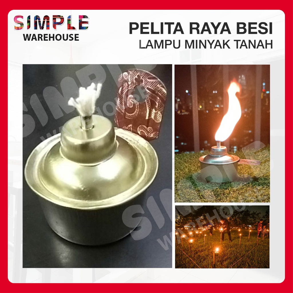 Pelita Raya Besi (8pcs) / Pelita Raya Tin / Pelita Hari Raya/ Lampu ...