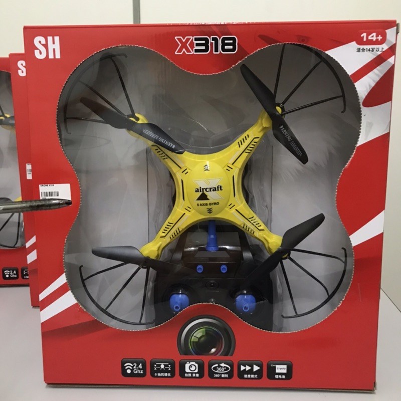 [BUY 1 FREE 1] 100% Original Drone X318 with Remote Control | Shopee ...