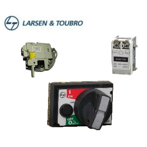 L&T MCCB Accessories shunt trip uvt handle under voltage trip | Shopee ...