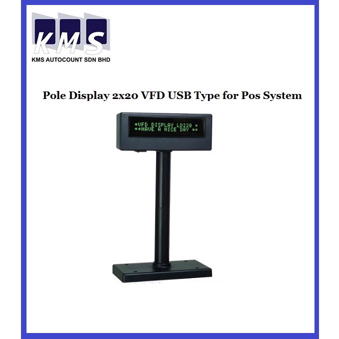 Pole Display 2x20 VFD USB Type for Pos System | Shopee Malaysia