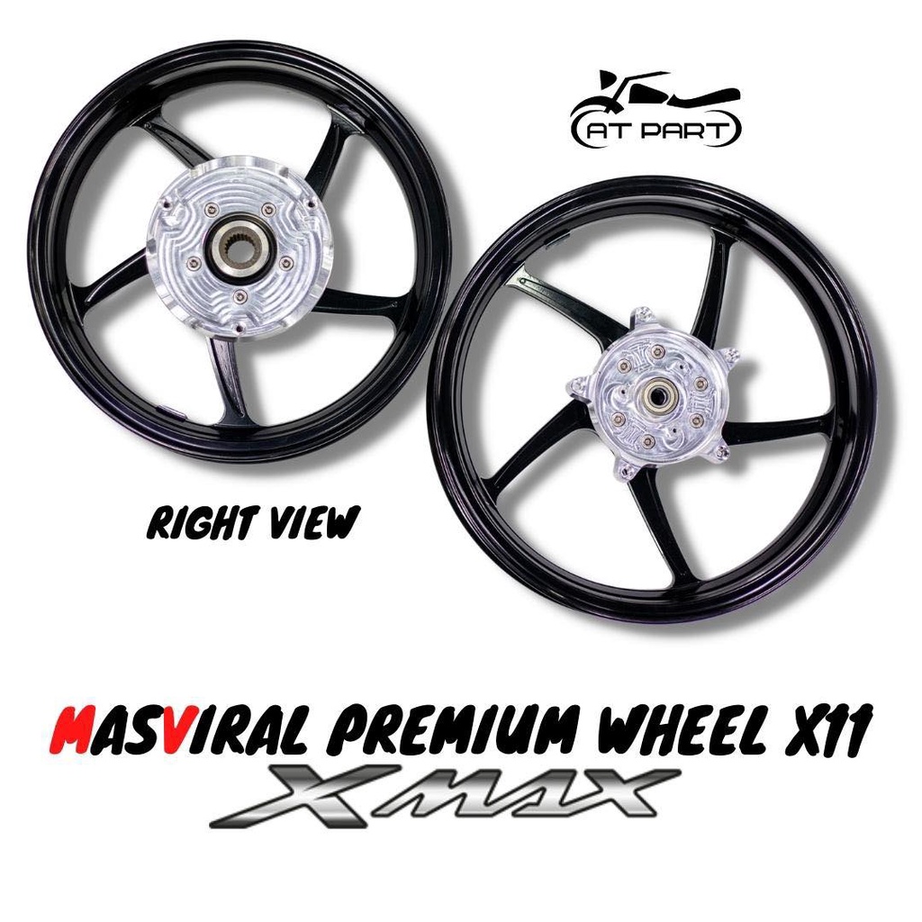 Masviral Premium Wheel X-11 X11 Forged Alloy Sport rim Yamaha xmax ...
