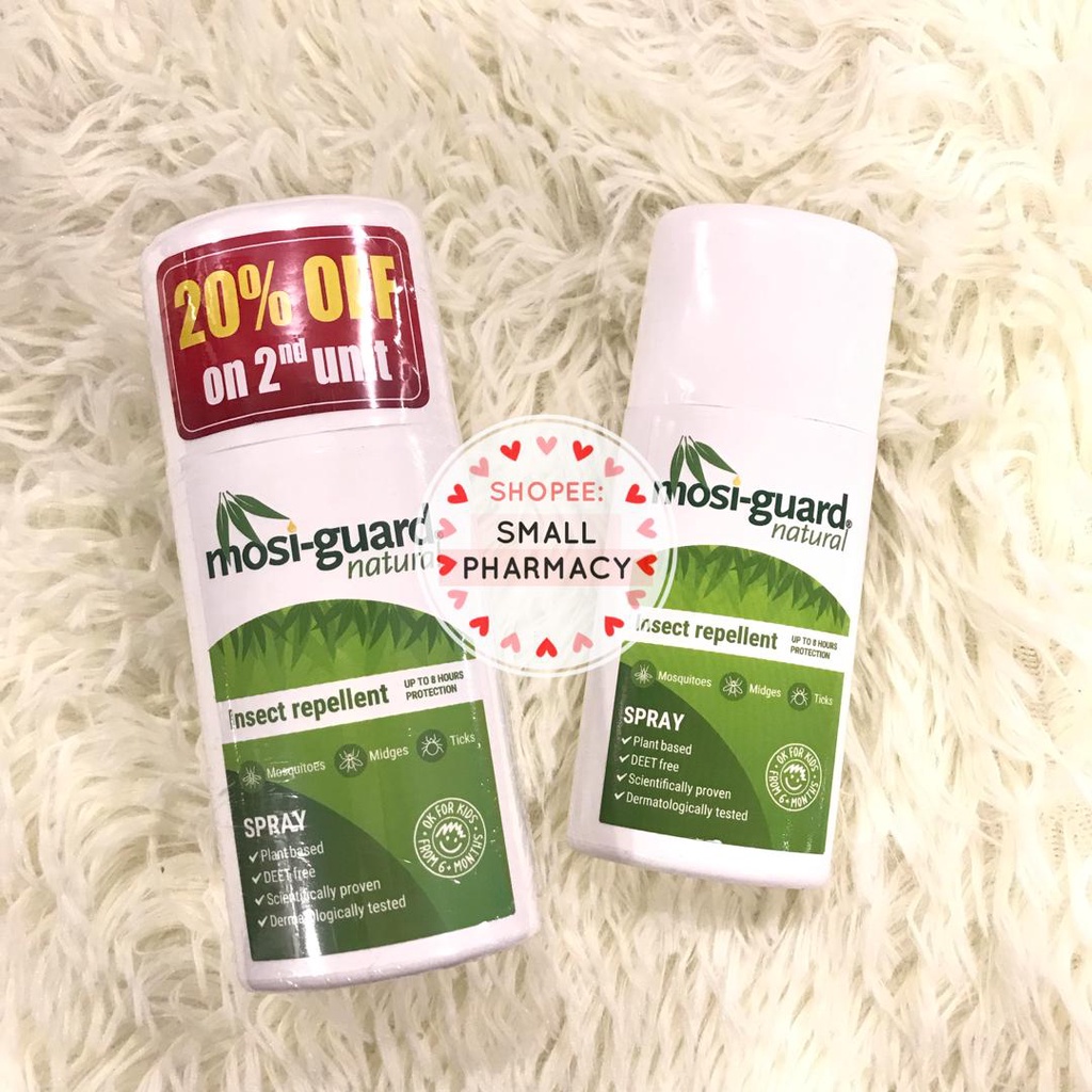 Mosi-guard Natural Insect Repellent Spray Twin Pack 75ml x 2 / 75ml ...