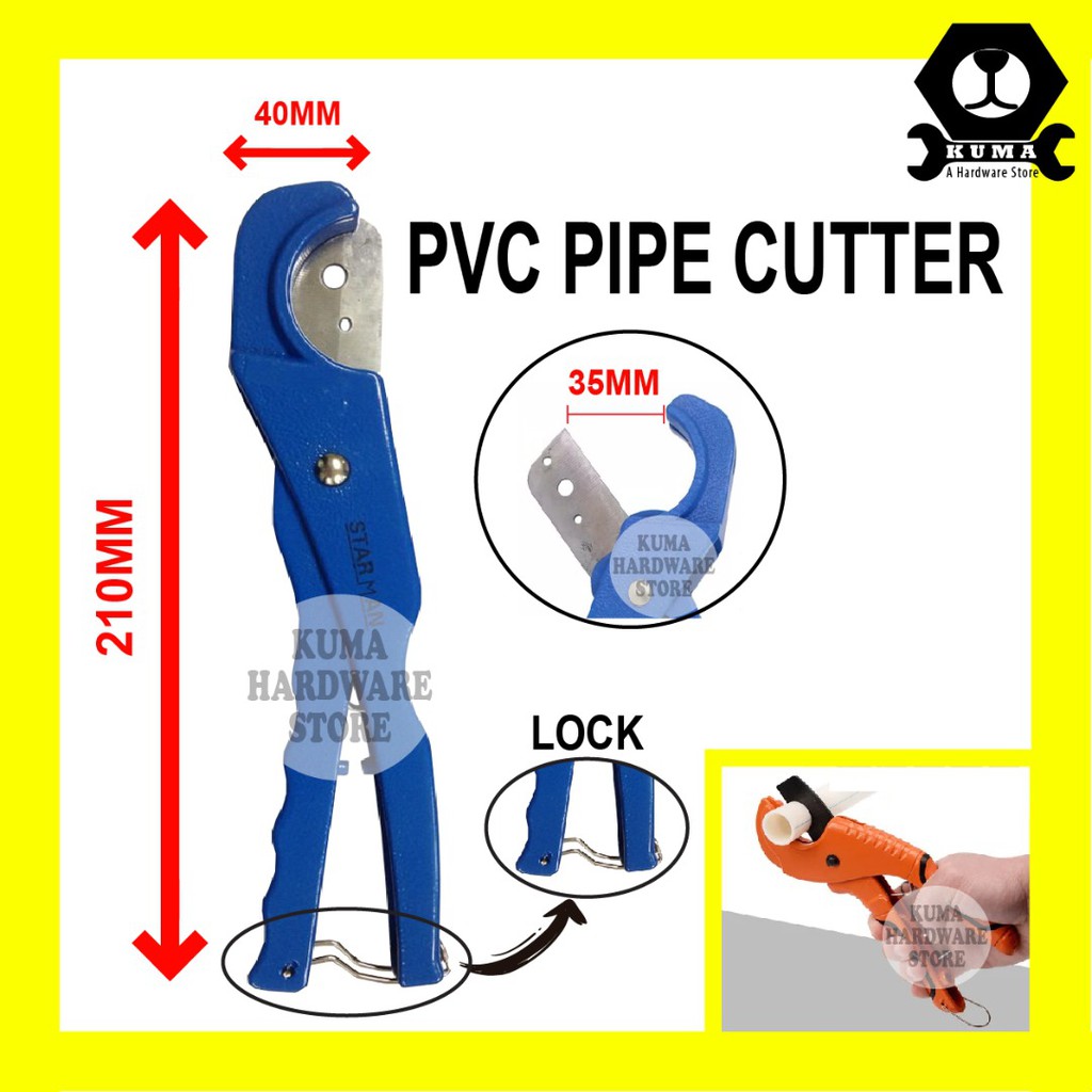 STARMAN PVC PIPE CUTTER 8" / PEMOTONG PVC POLY 8" | Shopee Malaysia