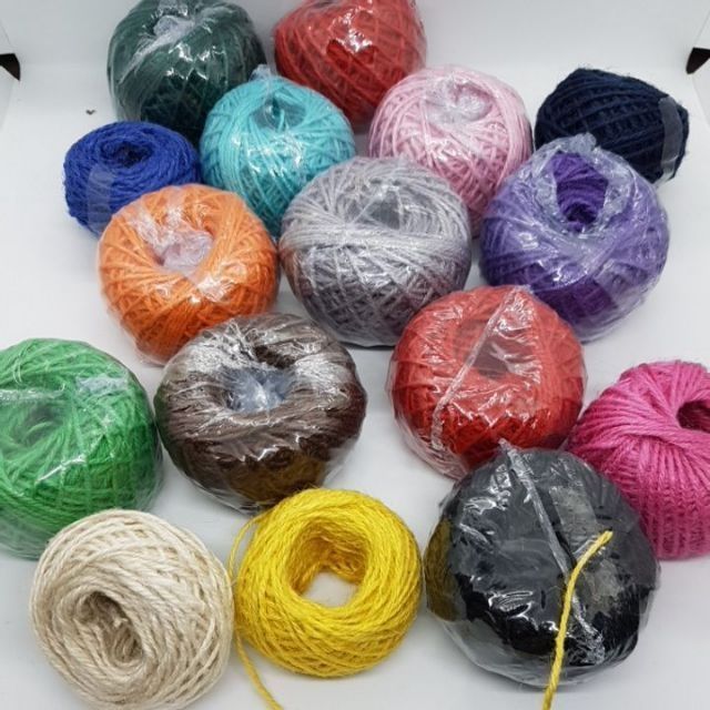 🇲🇾FAST SHIPPING🇲🇾10meter 2mm Color Hemp Rope | Jute Twine | Tali Guni ...