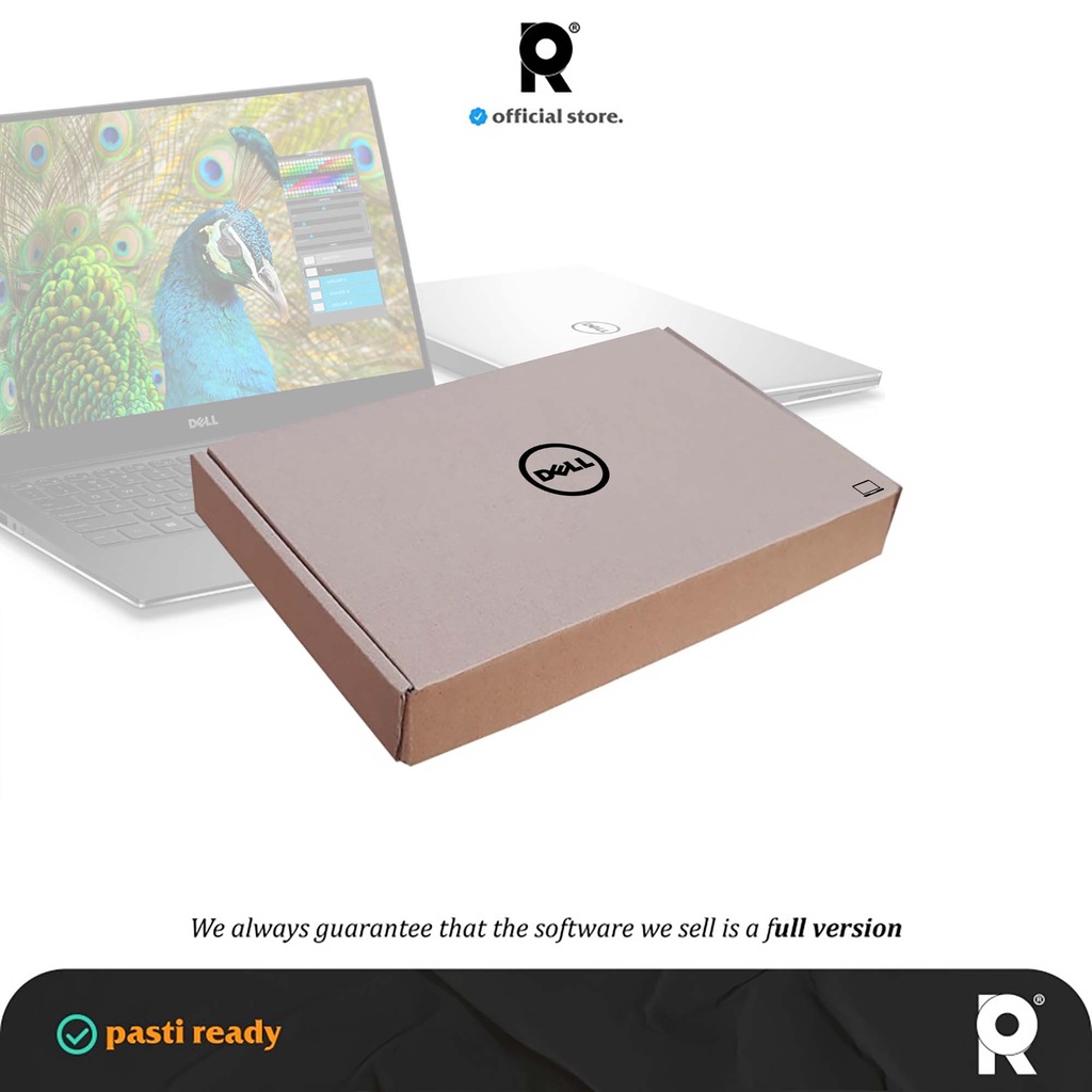 1 SET EMAILER DELL LAPTOP BOX | 45x29x6 cm | Laptop Cardboard | Shopee ...