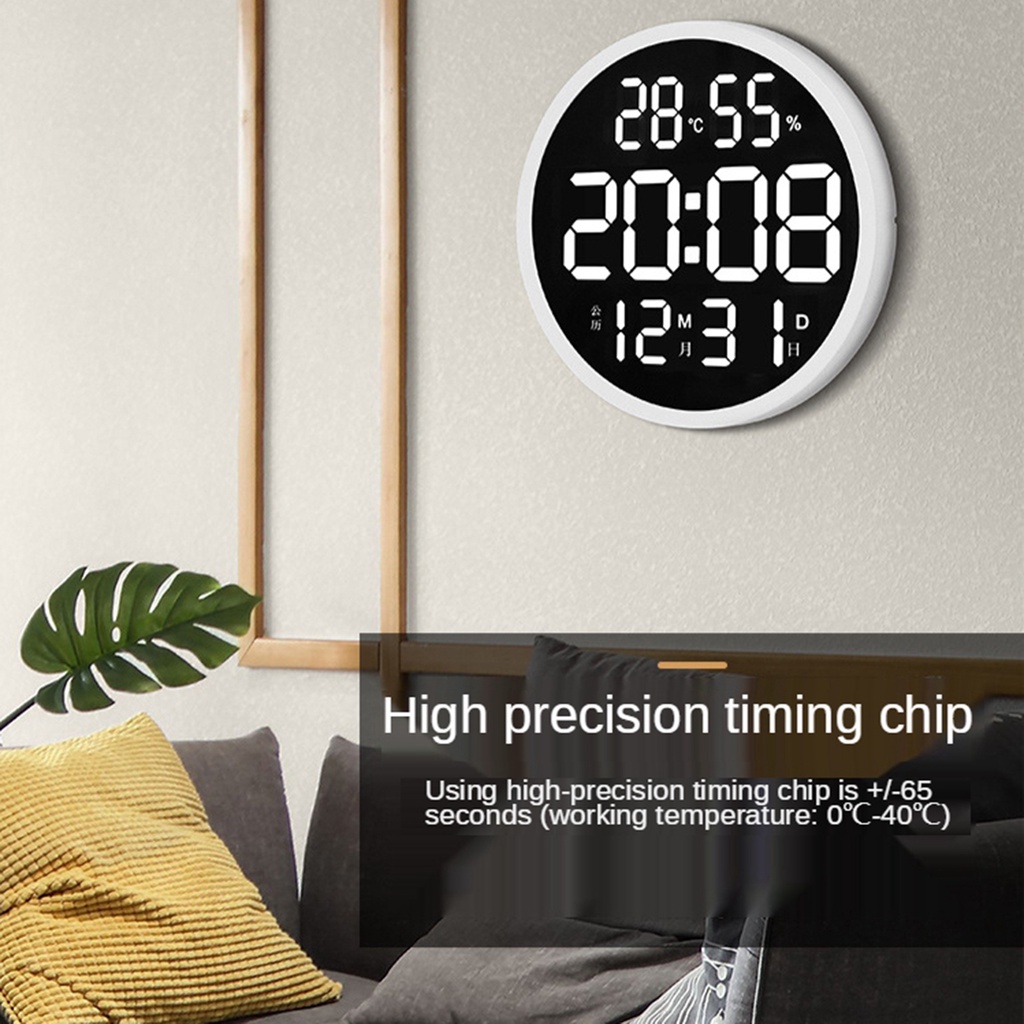 [simpleloveMY] LED Wall Clock Decorative Digital Clocks Home Office ...