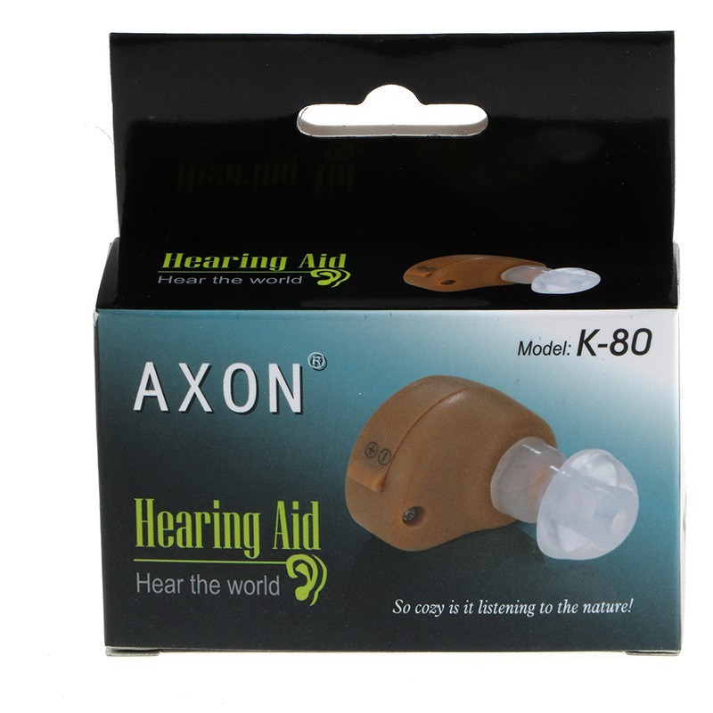 Mini Hearing Aids Aid Personal Sound Amplifier In the Ear Tone AXON K ...