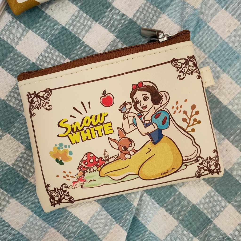 Disney Coin Purse Zipper Bag Soft Leather Card Holder Wallet Universal ...