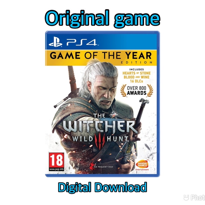 PS4 The Witcher 3 Wild hunt *digital download* 巫师3 狂猎 | Shopee Malaysia