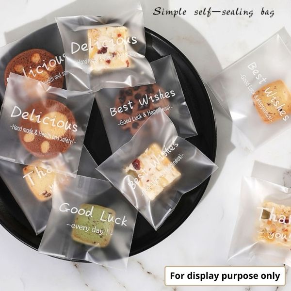 📣READY STOCK📣 50pcs//Self-sealing cookies bag Christmas snowflakes ...