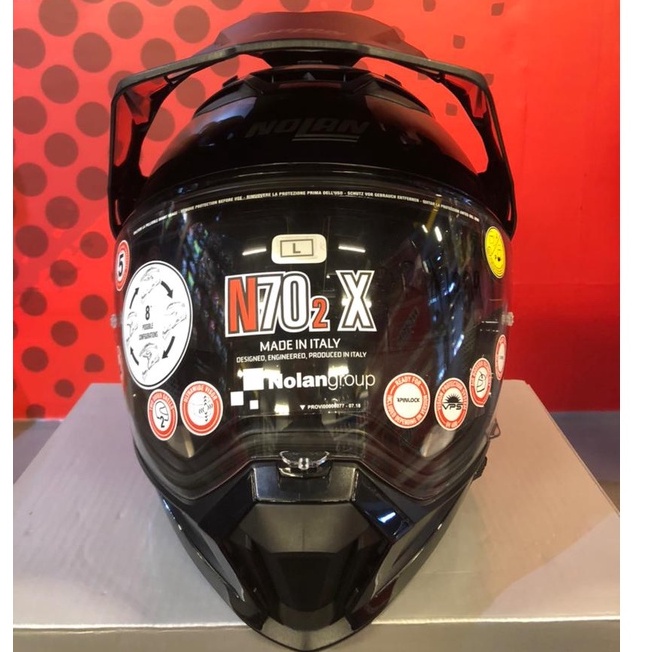 FULLFACE STREETFIGHTER NOLAN N702X SPECIAL N-COM 12 METAL BLACK ...