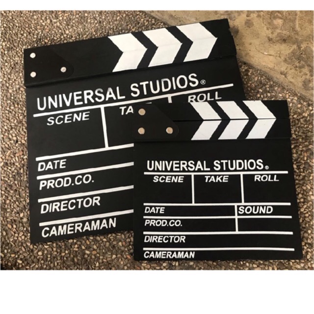 Malaysia Ready Stock - Action Board Hardwood Clap-stick Clapper Board ...