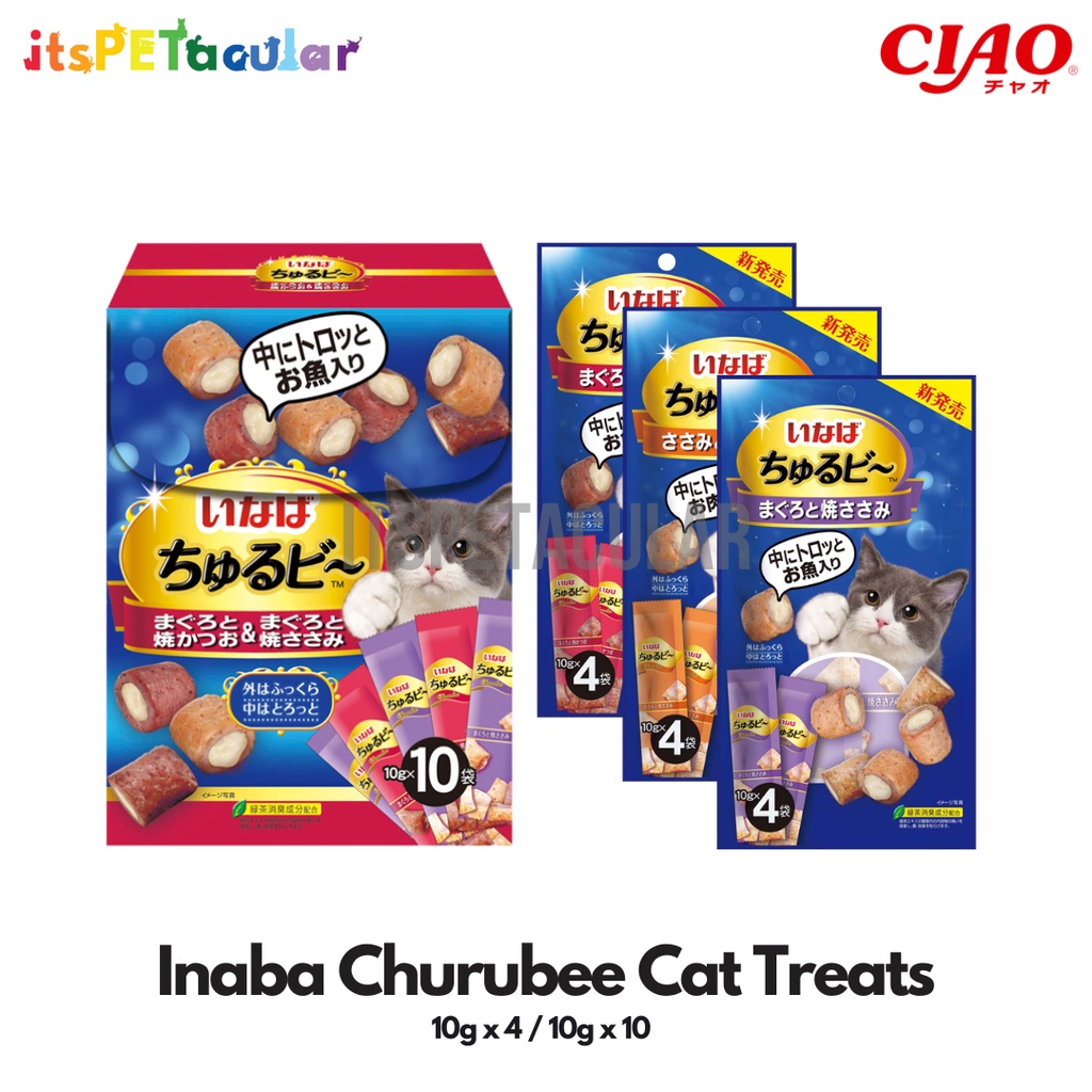 CIAO INABA Churu Bee Wet Cat Treats Cat Food | Shopee Malaysia