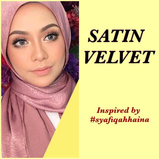 Shawl Satin velvet(baldu) | Shopee Malaysia