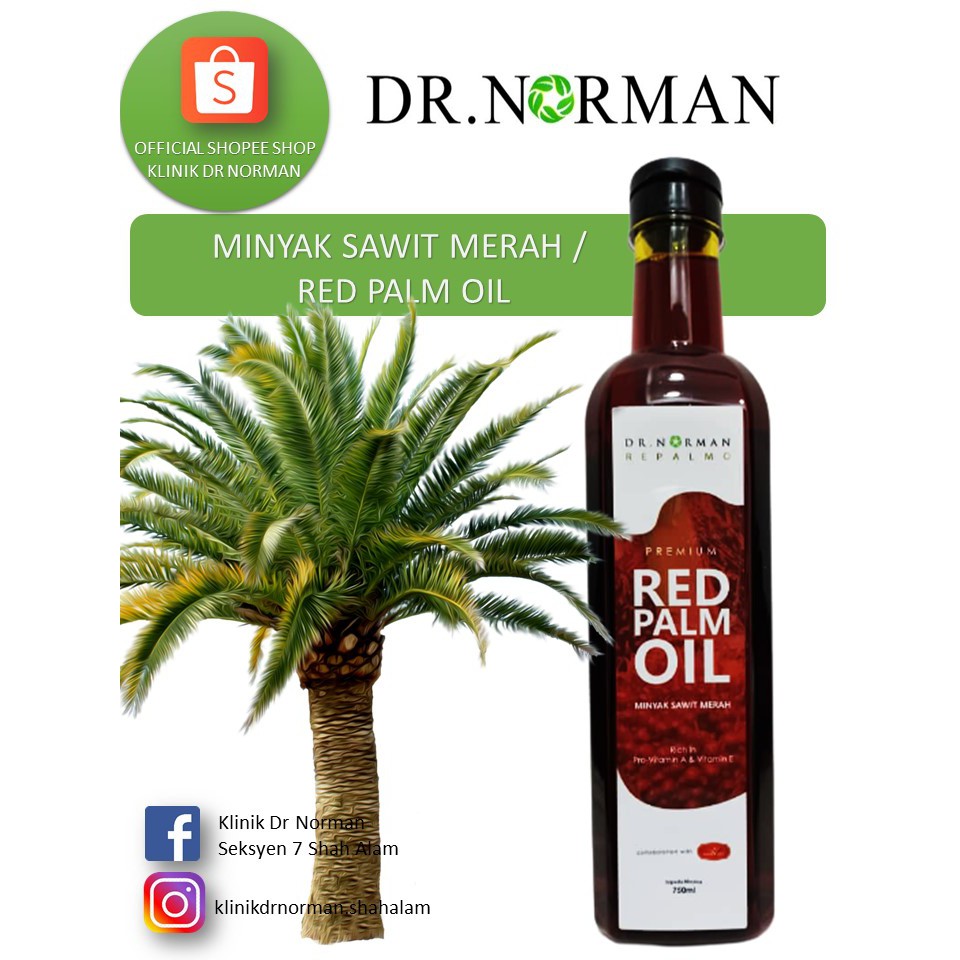 Minyak Sawit Merah / Red Palm Oil | 750ml (DR NORMAN) | Shopee Malaysia