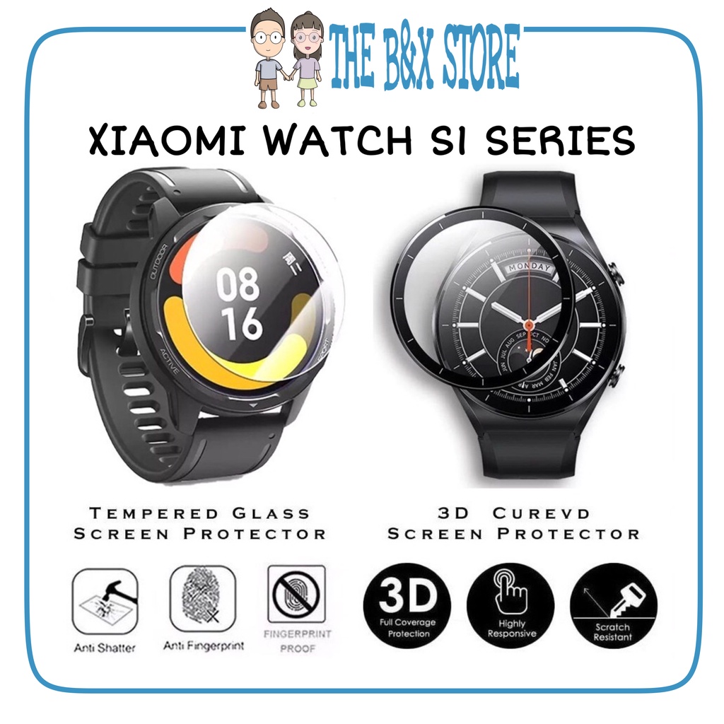 Screen protector XiaoMi Watch S1 Active & xiaomi Watch S1 3D Screen ...