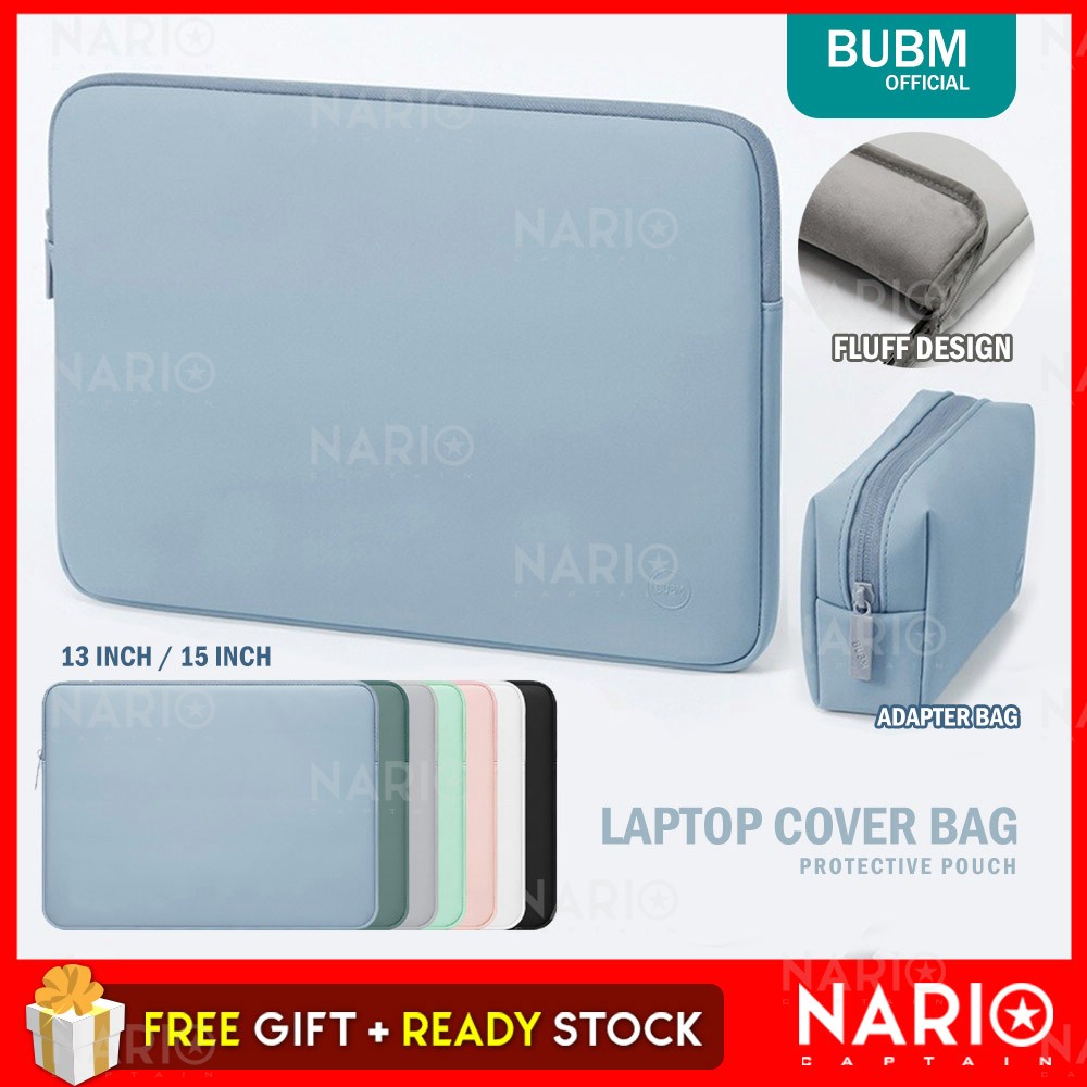 NARIO BUBM Laptop Bag 13/15 inch Portable Zipper Soft Sleeve Laptop ...