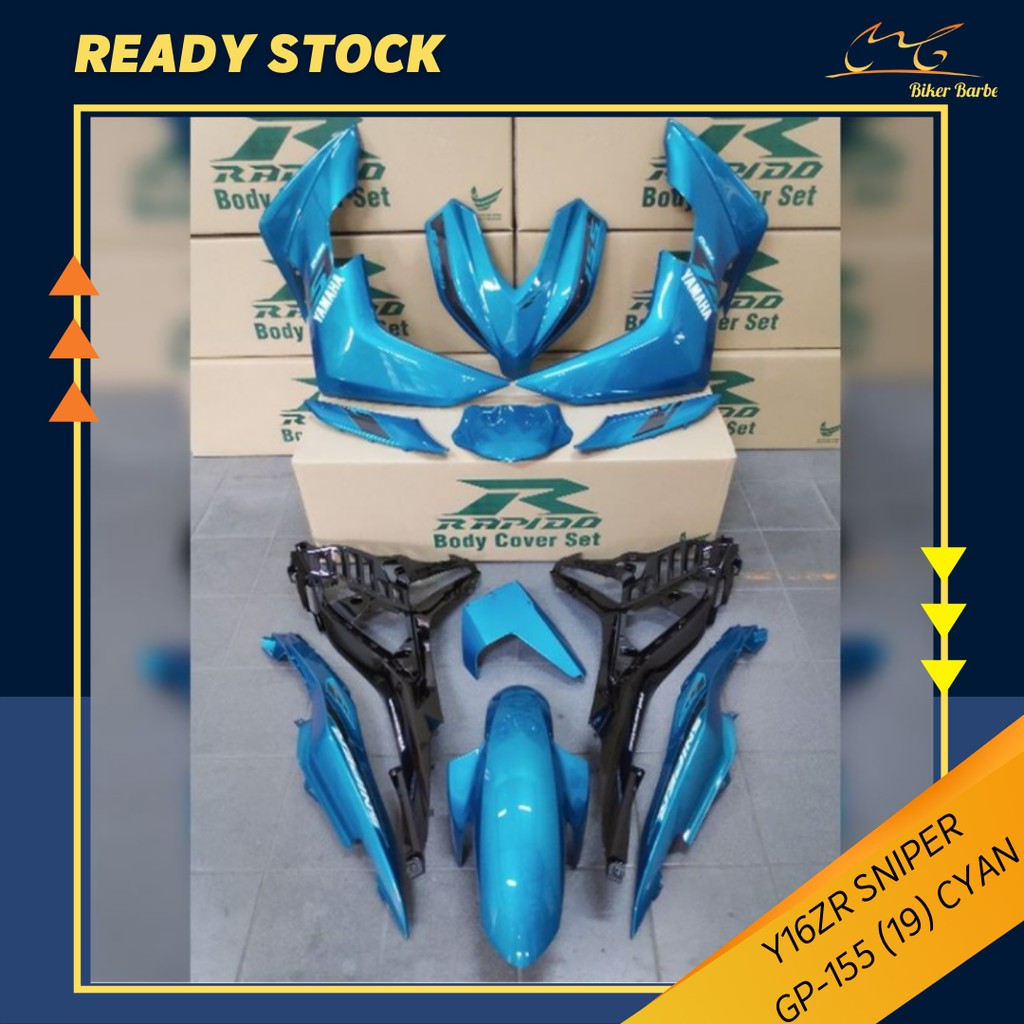 [READY STOCK] COVERSET/BODYSET YAMAHA Y16/Y16ZR SNIPER GP-155 SET (19 ...