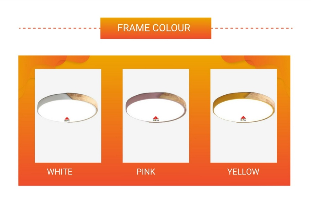 [Ceiling Light] Wood Nordic Design LED Surface Mounted Downlight 36W ...