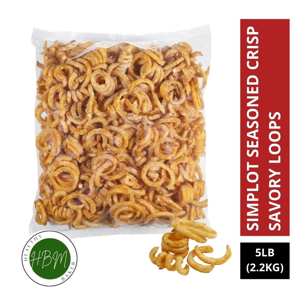READY STOCK SIMPLOT SAVORY LOOPS / SEASONED CRISPS / 2.2KG / 5LB ...