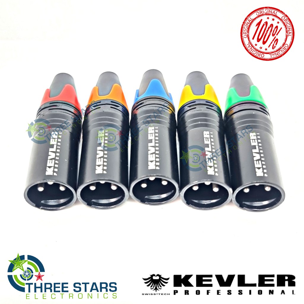 KEVLER XLR Male 1pc - Kevler-XLRM (Sold per pc) kevler Heavy Duty hiogh ...