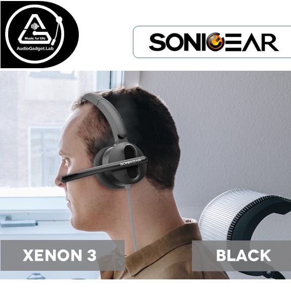 SonicGear Xenon 3 Stereo Wired Headphone with Microphone | Portable ...