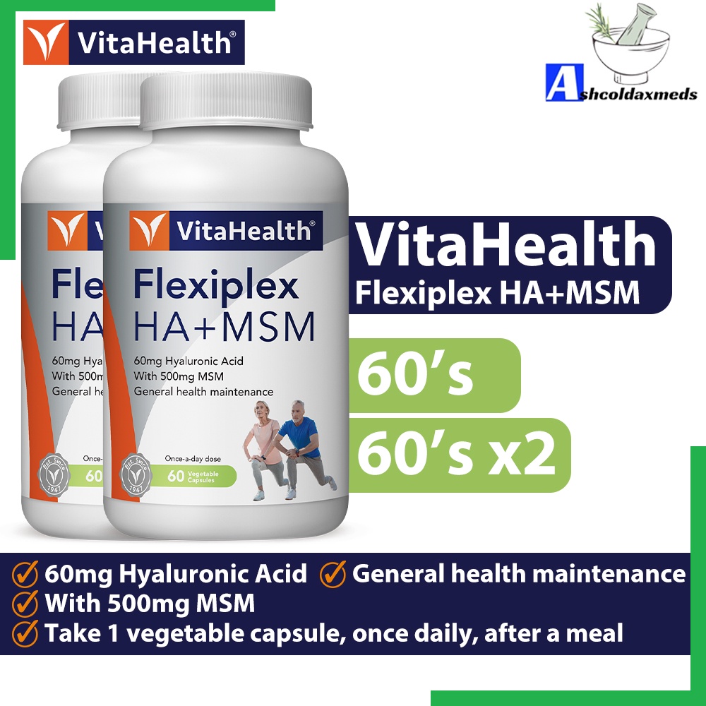 VitaHealth Flexiplex HA+MSM 60's/60'sx2 EXP01/2027 | Shopee Malaysia