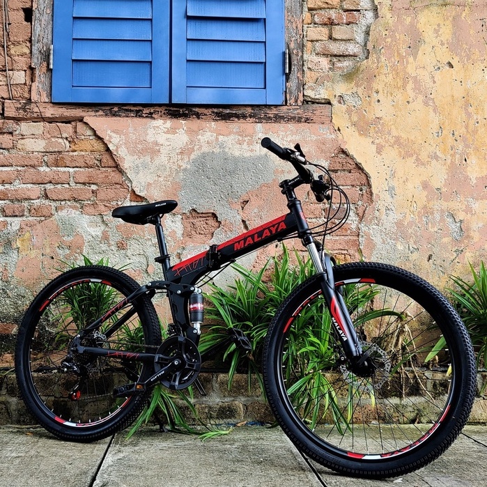 Basikal Lipat SHIMANO Folding Bike 26 27.5 29 inch Bicycle Mountain MTB ...