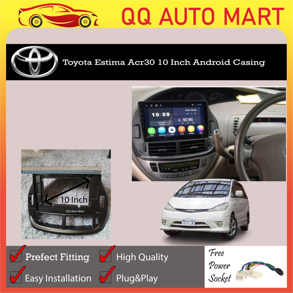 Toyota Estima Acr30 10 inch Android player Casing | Shopee Malaysia