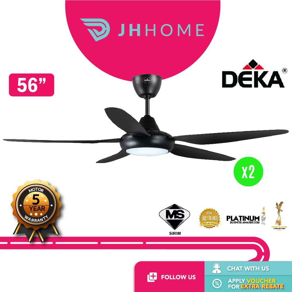 Deka 5 Blades Led Dc Ceiling Fan DDC21LED | Shopee Malaysia