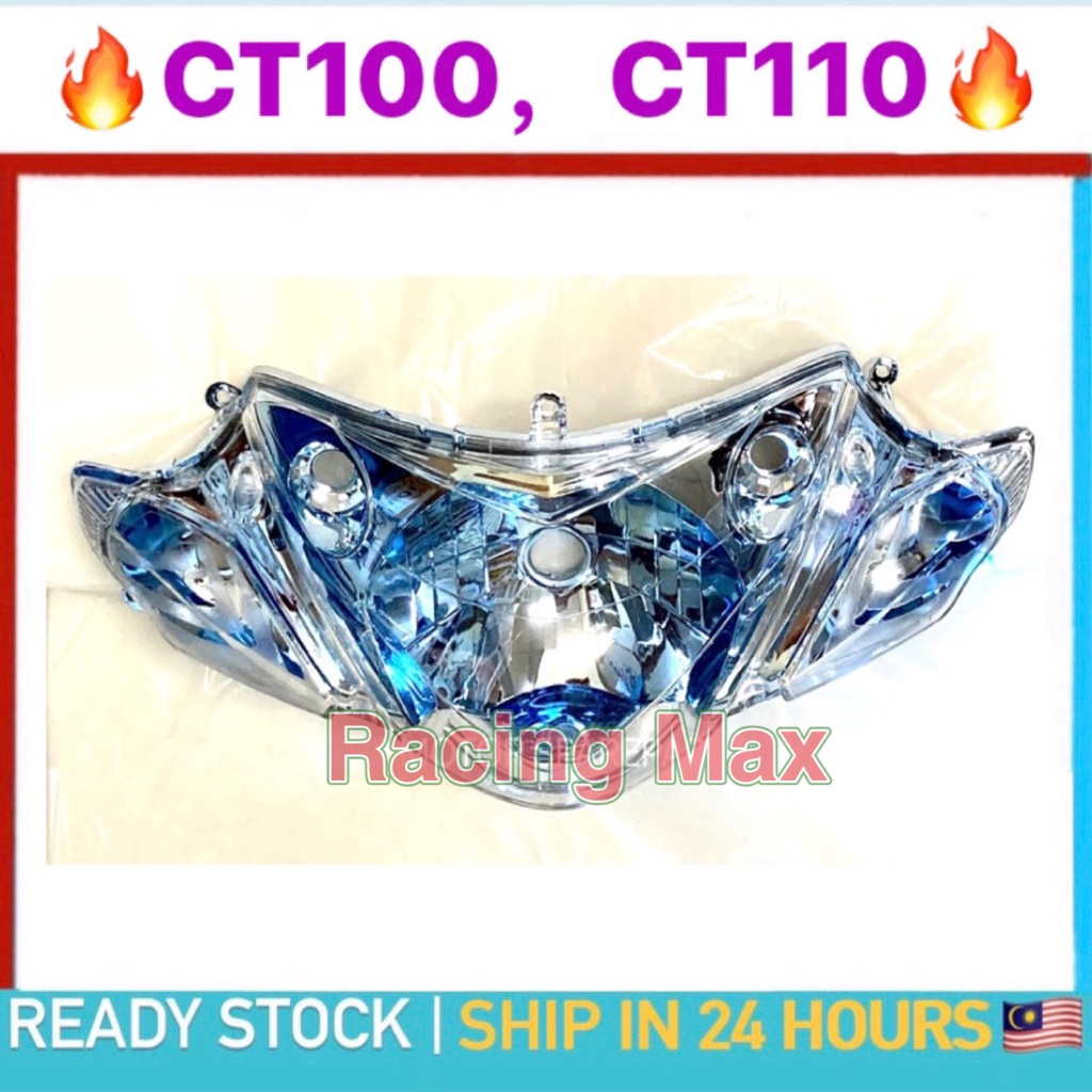 modenas ct100 ct 100 ct110 ct 110 front head lamp lampu besar depan ...