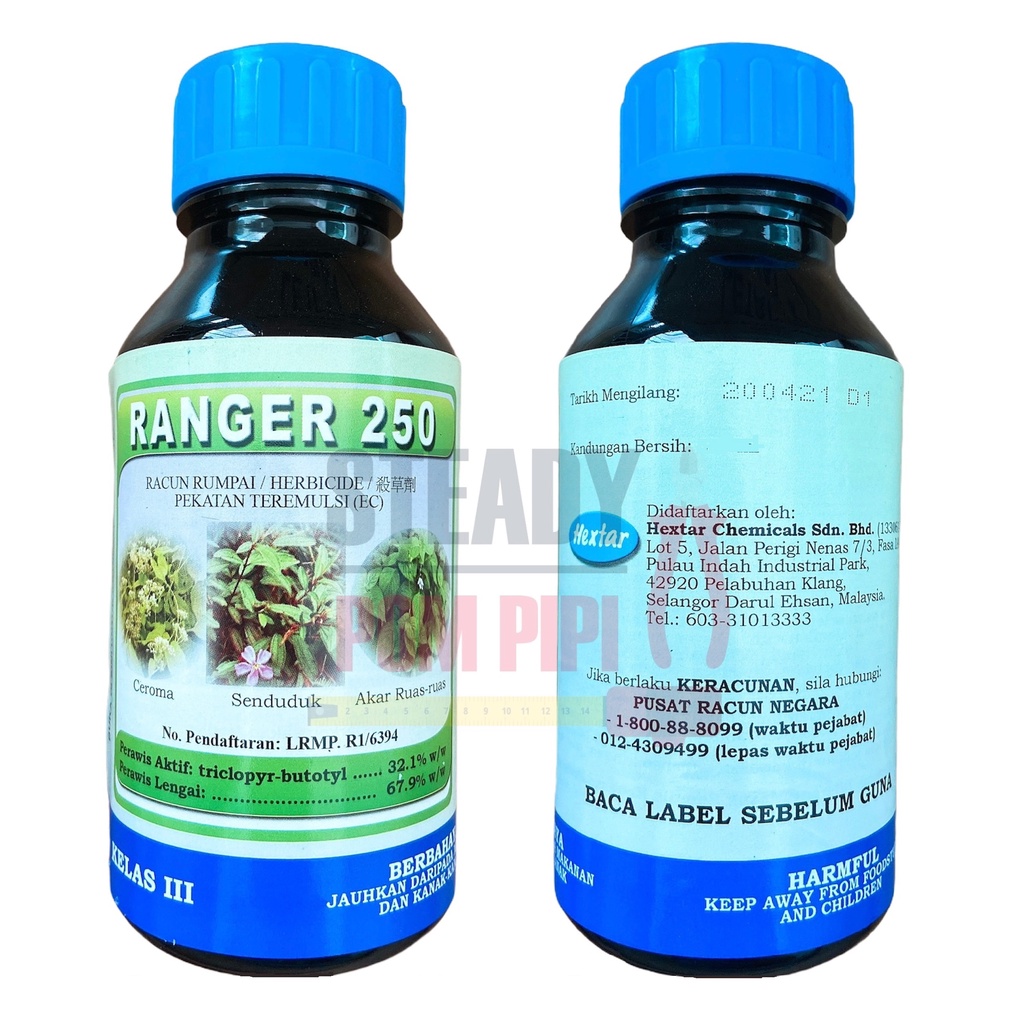 HEXTAR RANGER 250 (A.ING. SAME AS KENLON / GARLON) KILLER FOR POKOK ...