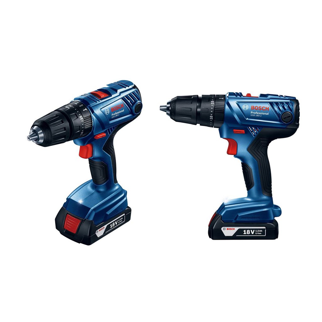 BOSCH GSB 180-LI Professional Cordless Impact Drill + 1 Fisherman’s Box ...