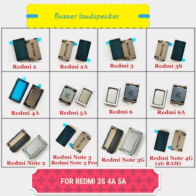 🔥New Loudspeaker Buzzer Ringer for Xiaomi Redmi 4 3 3S 3X 2 2S 2A 1S ...