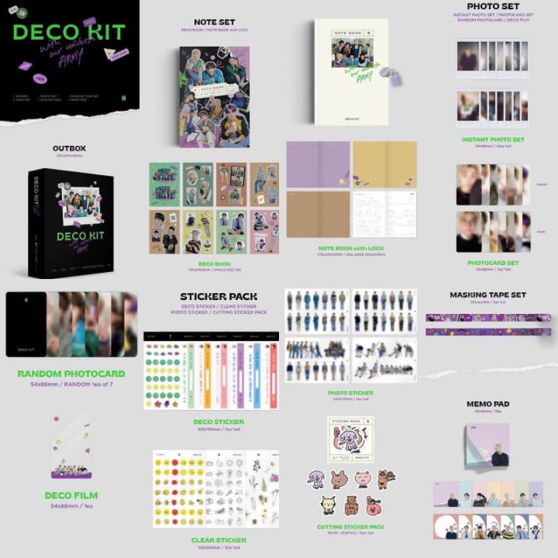 Bts DECO KIT | Shopee Malaysia