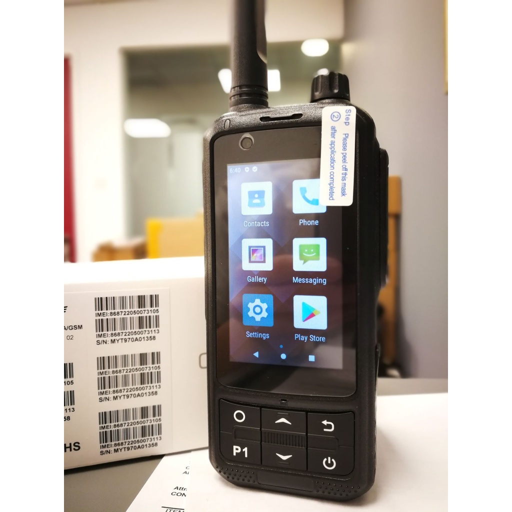 Voizecom V298 Pro (V298Pro) Zello Ready 4G PoC SIM card radio with GPS ...