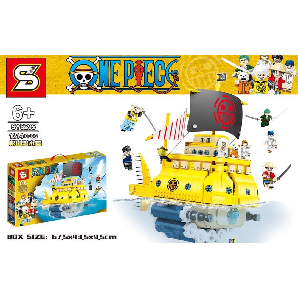 SHENG YUAN ONE PIECE POLAR DIVE YELLOW SHIP BUILDING BLOCK (SY6295 ...