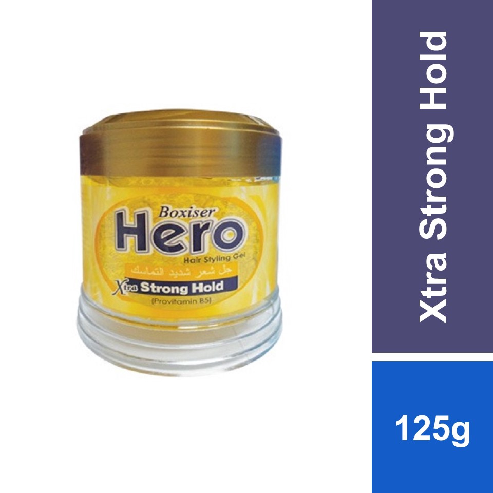 Boxiser Hero Hair Styling Gel Jar - Xtra Strong Hold 125g | Shopee Malaysia