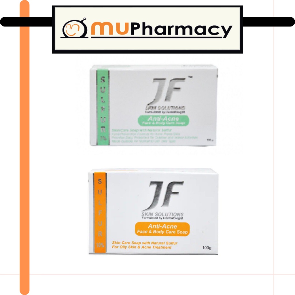 JF Sulfur Soap 100g/ JF Sulfur 5% Anti Acne Soap 100g | Shopee Malaysia