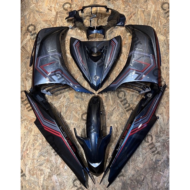 Cover Set Yamaha LC135 V2/V3/V4/V5/V6/V7 Set Custom Design Y16ZR Chrome ...