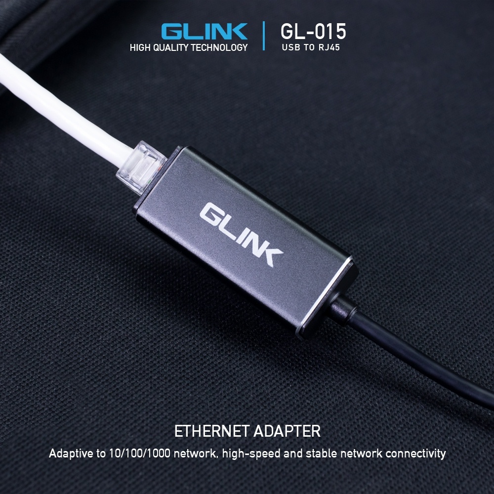 GLINK HIGH QUALITY TECHNOLOGY (GL-015) USB3.0 TO RJ45 (LAN) | Shopee ...