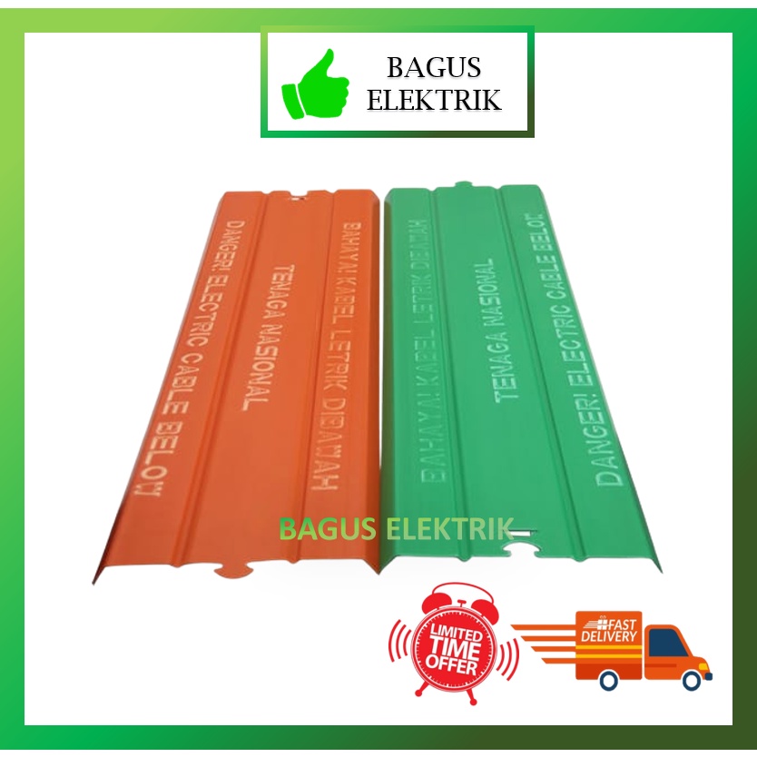 HIGH IMPACT UPVC CABLE SLAB 4'' (BAHAYA , KABEL LETRIK DIBAWAH) WIRE ...