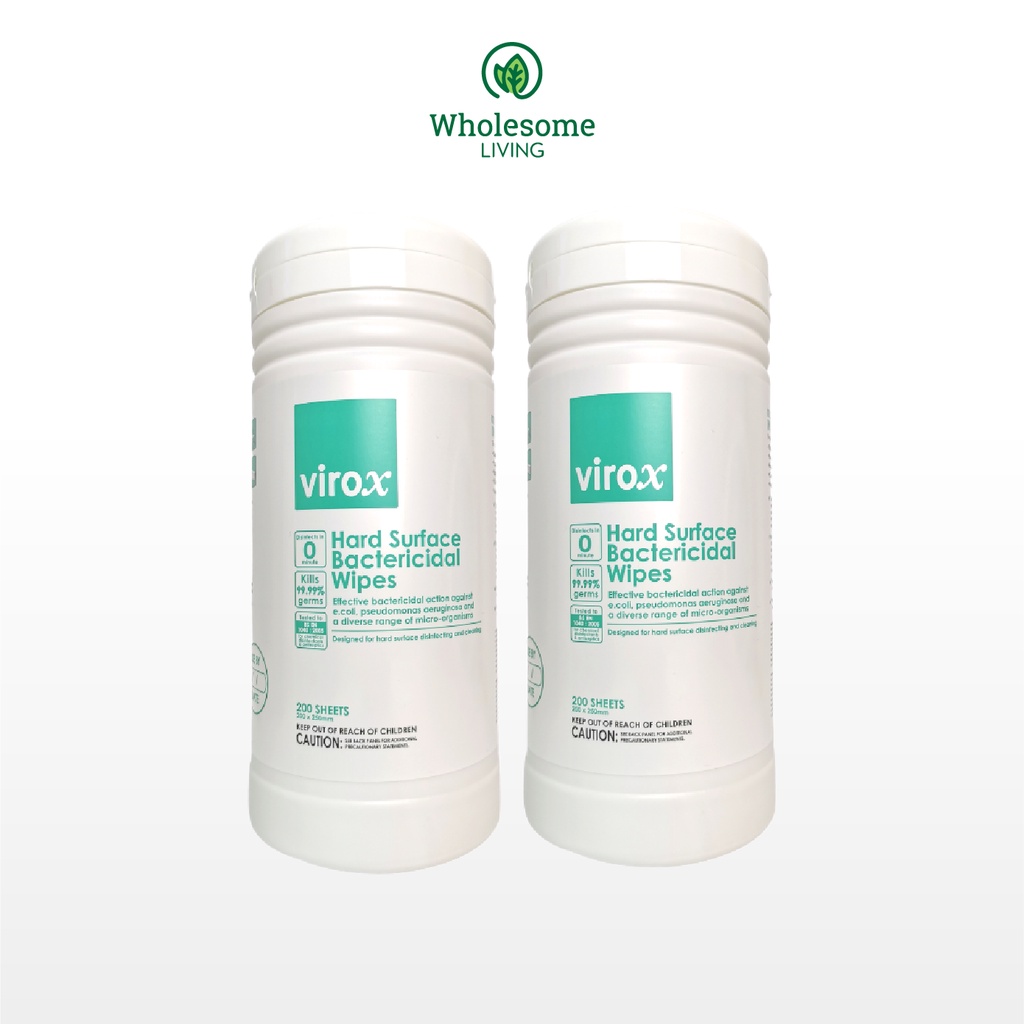 Virox Alcohol Disinfecting Wipes (200’s x 2 Bottles) | Shopee Malaysia